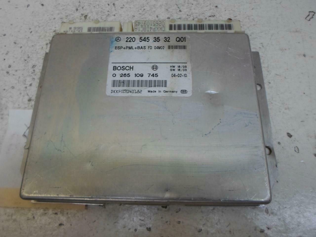 ABS Control Module Mercedes-Benz CL-Class W215 2003 2004 2005 2006 220