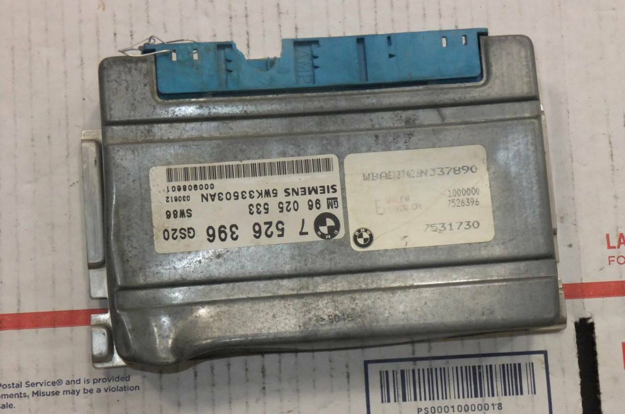 Transmission Control Module TCM TCU BMW 325I 2003 7526396 2.5L From 3/