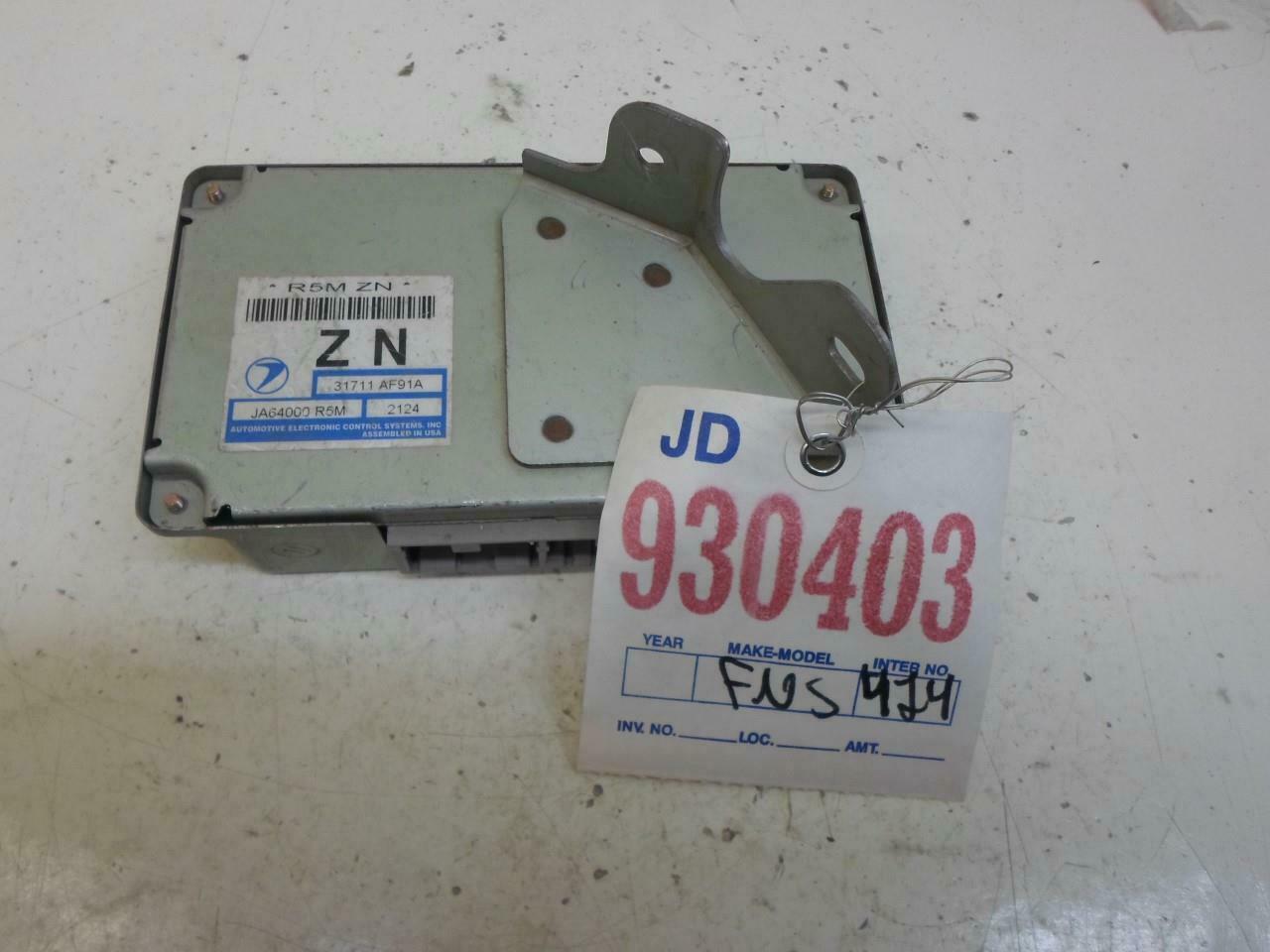 Transmission Control Module TCM TCU Subaru Legacy 2002 31711 Af91A 2.5