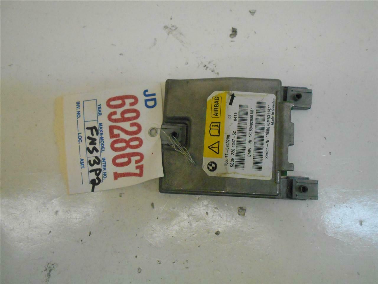 Airbag Control Module BMW 525I 2004 2005 2006 2007 6940298